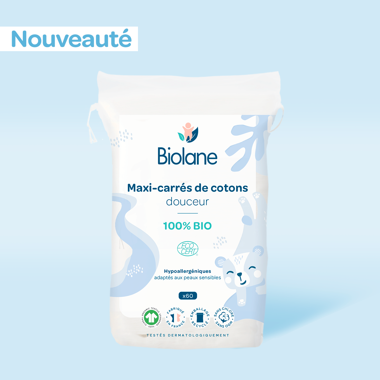 Cotons douceur 100% BIO – BIOLANE